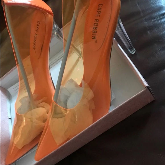 Cape Robbin | Shoes | Ego Nuclear Translucent Heels | Poshmark